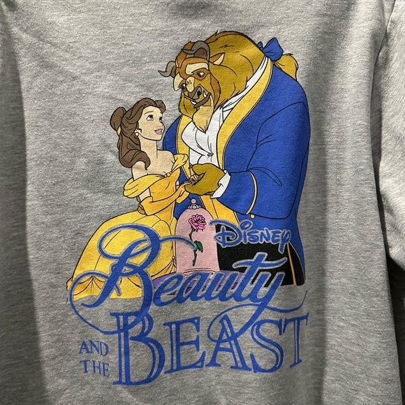 Prince | Tops | Disney Beauty And The Beast Gray Sweatshirt | Poshmark